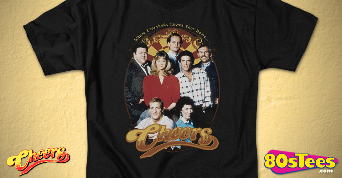 Cast Cheers T-Shirt: Cheers Mens T-Shirt